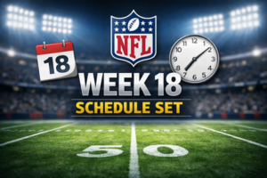 NFL Announces Week 18 Schedule | Football Weblog